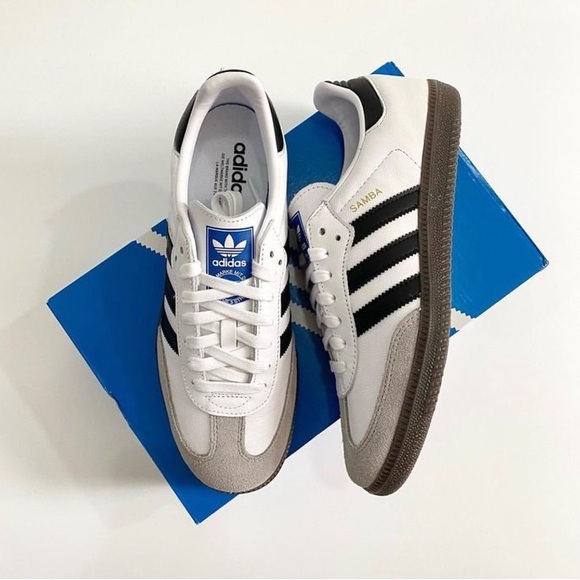 adidas | Shoes | Adidas Samba Og Whiteblackgranite Womens Sneakers ...